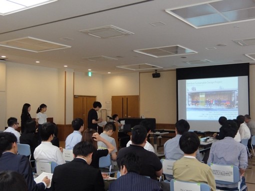 篠山市福住のバス停待合所デザインプロジェクトのプレゼンテーション Presentation for Bamboo Bus Stop in ...